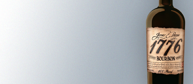 James E. Pepper 1776 Straight Bourbon (100 Proof) Beige Label