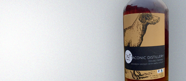 Taconic Distillery Double Barrel Bourbon Whiskey with Maple Syrup