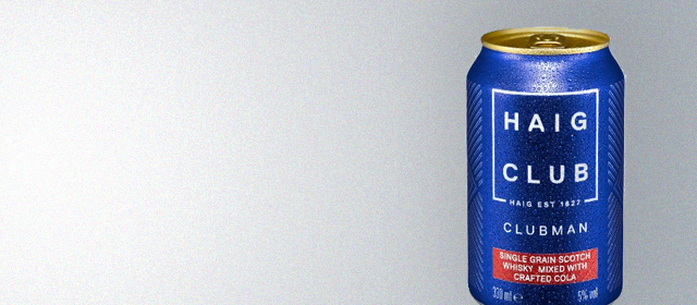 Haig Club Clubman Mixed with Crafted Cola