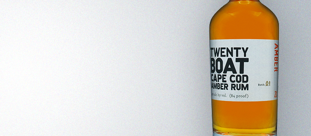 Twenty Boat Cape Cod Amber Rum