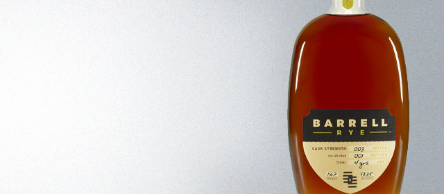 Barrell Rye Batch 003