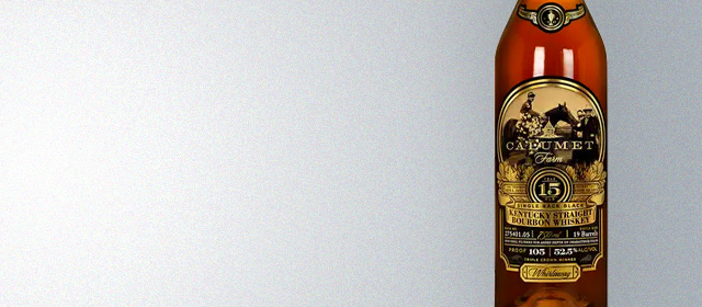 Calumet Farm 15 Year Single Rack Black Bourbon (Whirlaway)