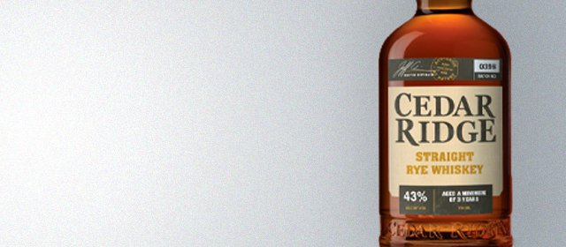 Cedar Ridge Straight Rye Whiskey