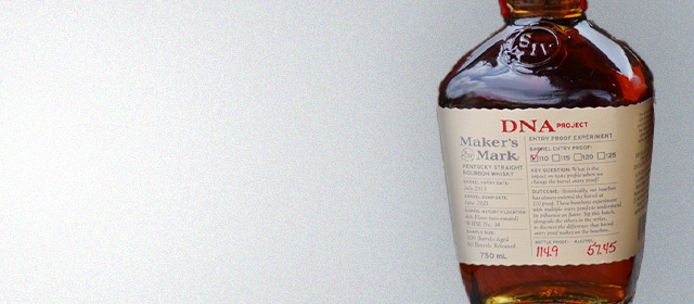 Maker's Mark DNA Project Entry Proof Experiment