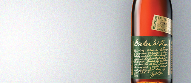 Booker's Rye Whiskey Big Time Batch (2016 Release)