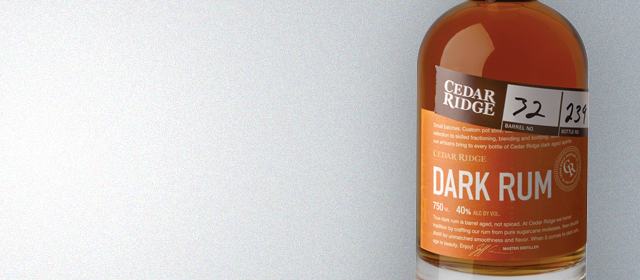 Cedar Ridge Dark Rum