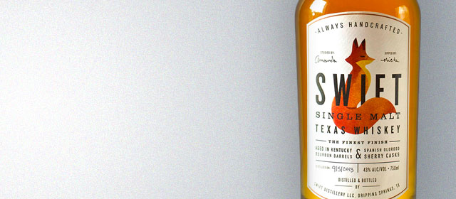 Swift Single Malt Texas Whiskey