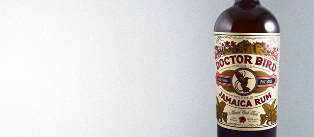 Two James Doctor Bird Jamaican Rum