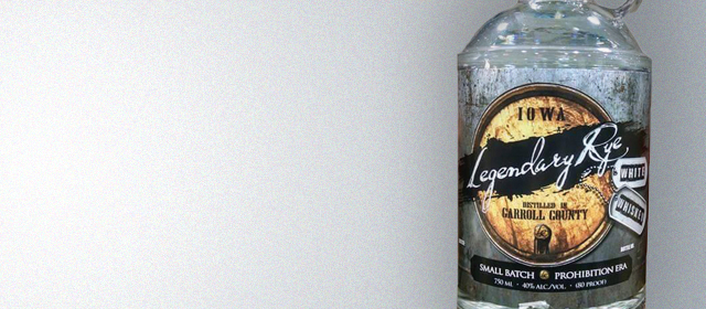 Iowa Legendary Rye White Whiskey
