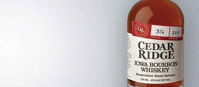 Cedar Ridge Iowa Bourbon - 80 Proof (DISCONTINUED)