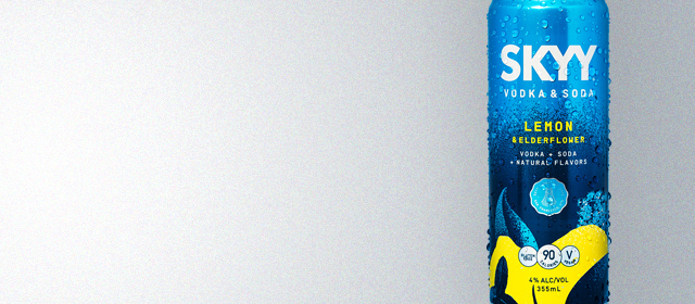 SKYY Vodka & Soda Lemon & Elderflower