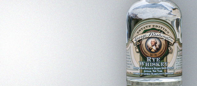 George Washington Unaged Rye Whiskey (Estate Edition)