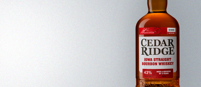 Cedar Ridge Iowa Straight Bourbon
